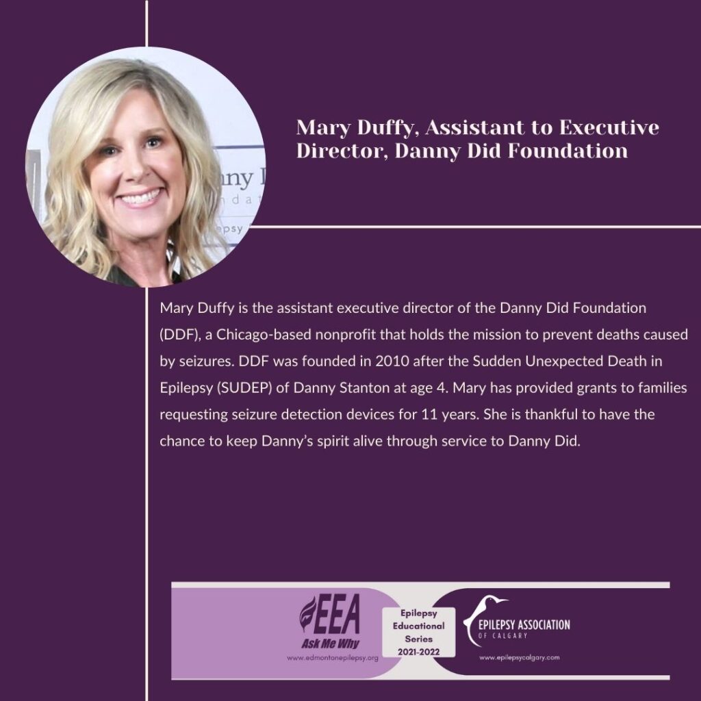 MaryDuffy - Alberta Epilepsy Education Webinars